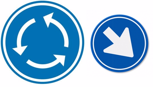 Rotonde of rond punt? - Het verkeer